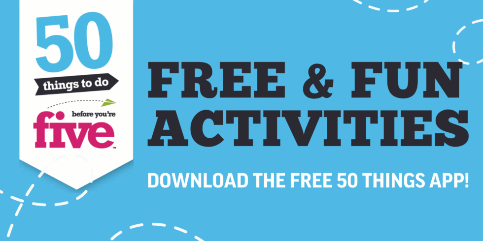 50 Things to do Before You're Five - Suffolk Community Libraries